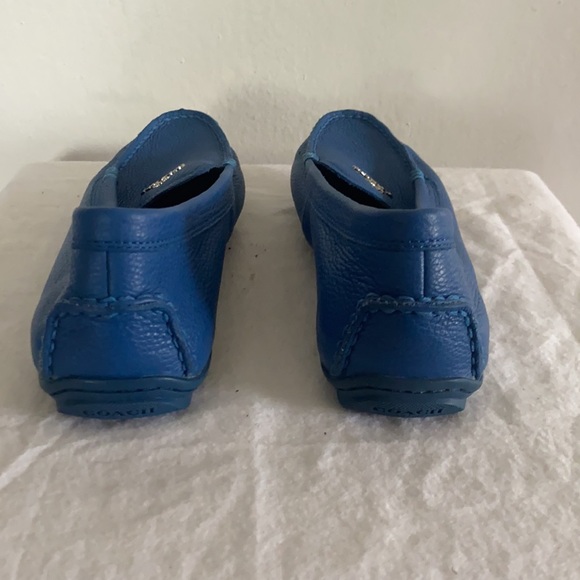 Coach | Shoes | Coach Royal Blue Leather Loafer Flats | Poshmark